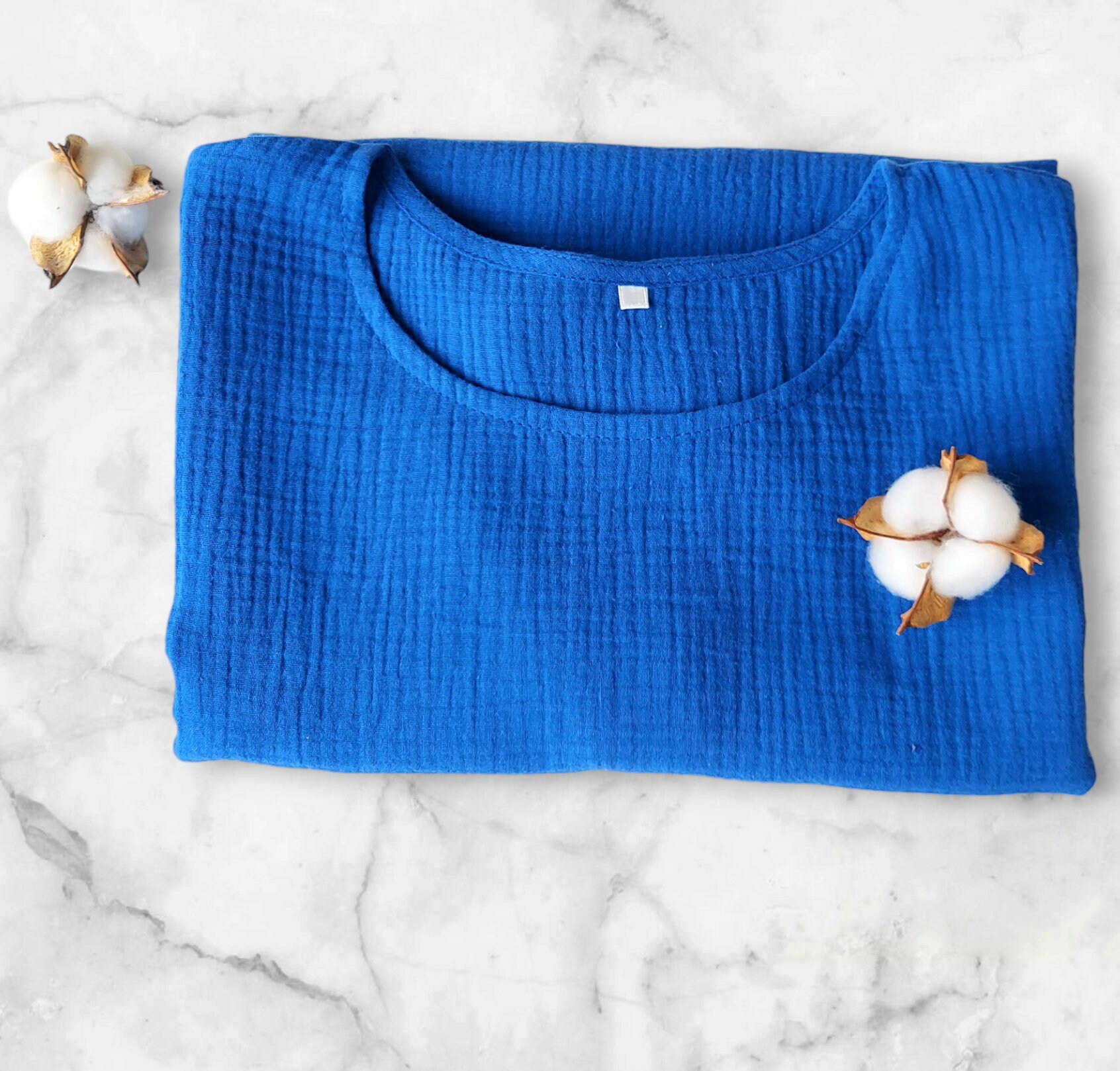 Cotton Muslin Top, Cotton Blouse, Muslin Double Gauze Woman Top, Outfit ...