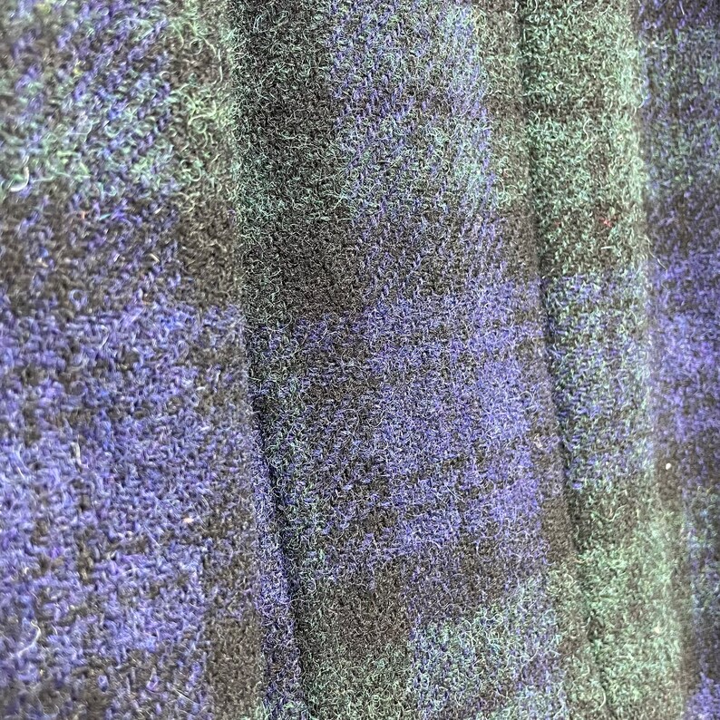 Vintage Haris Tweed Wool Checkered Jacket - Etsy