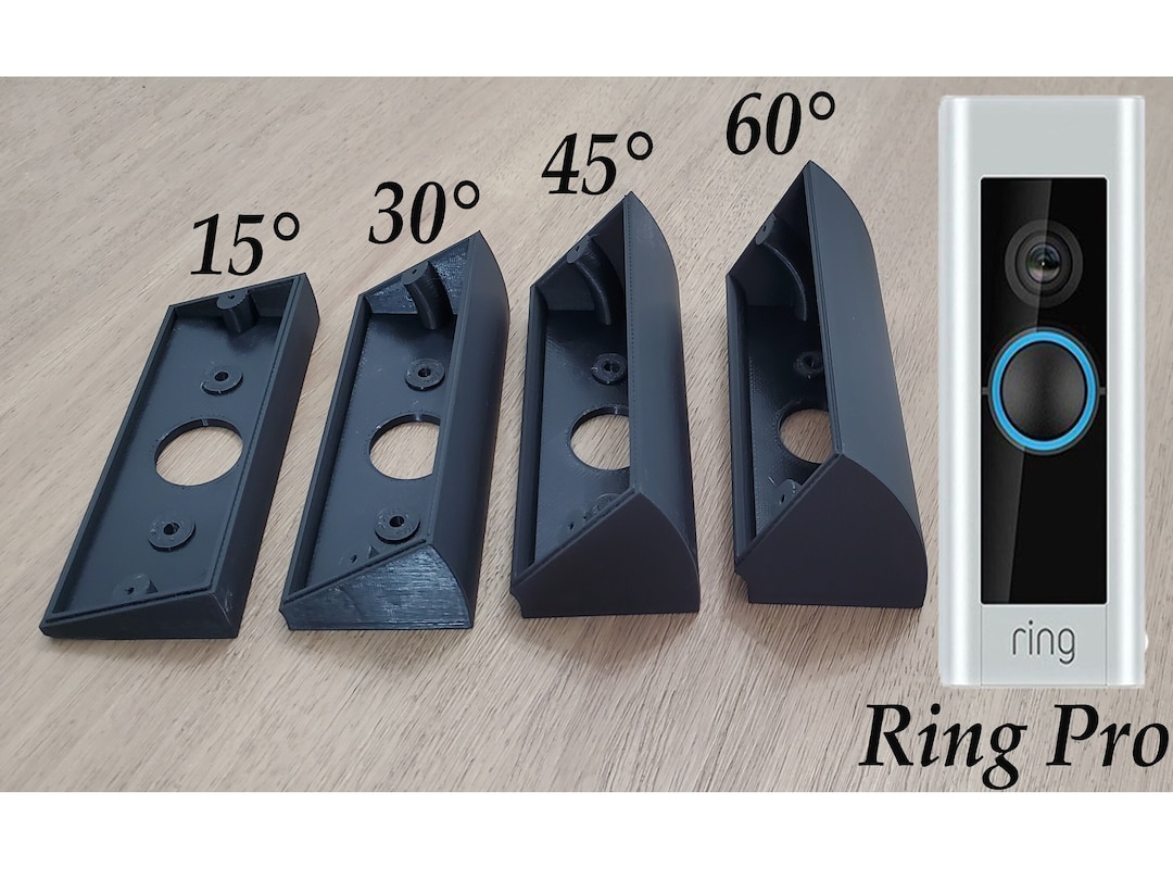 Ring Video Doorbell Pro Bracket Angle Mount for 15 30 45 60 Angle Ring ...