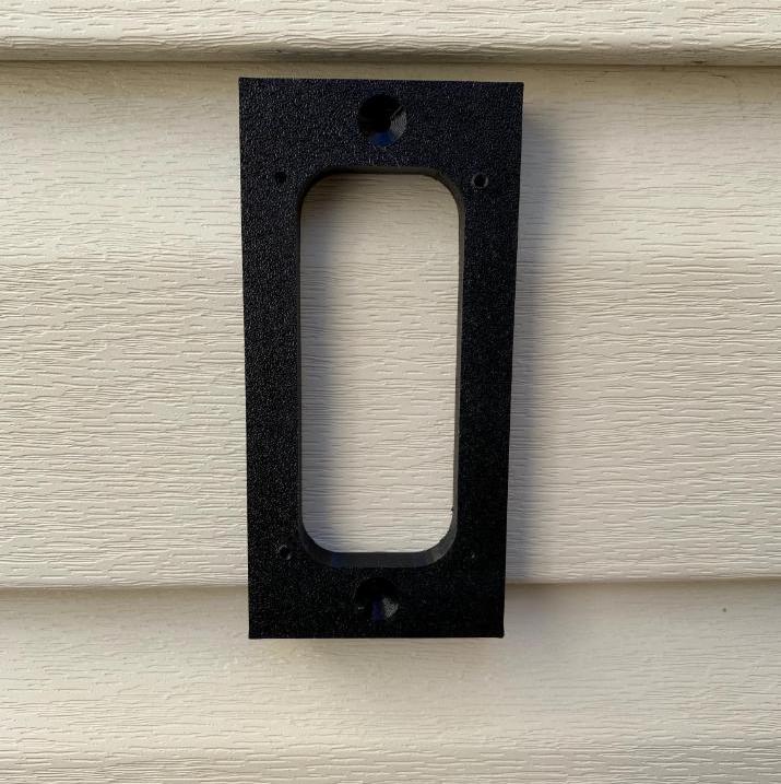 Ring 2nd Gen Dutch Lap 5 Inch Siding Mounting Bracket Wedge 3D Printed ...
