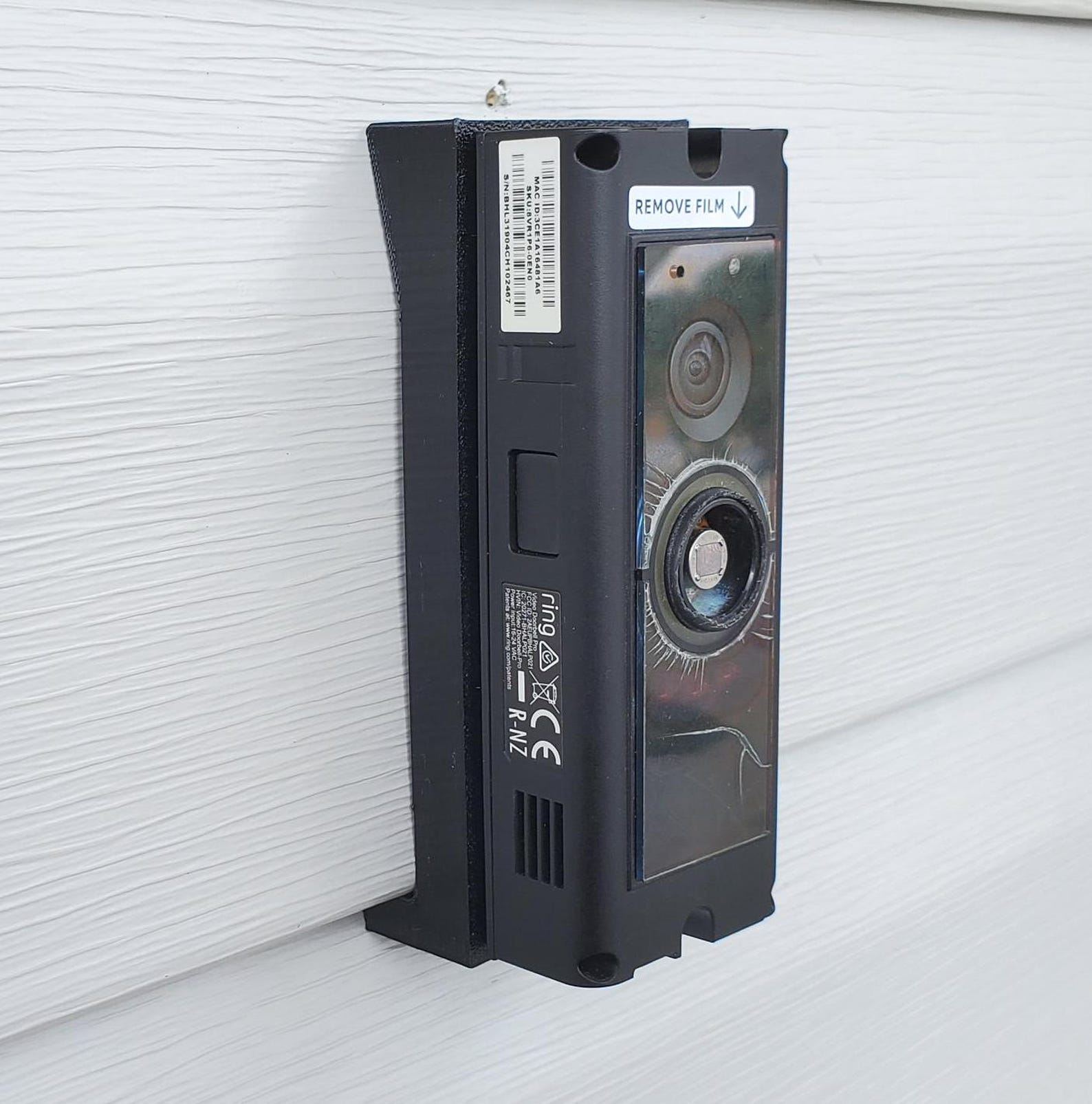 Ring Pro 2 Doorbell Dutch Lap 5" Siding Mounting Bracket Wedge UV ...
