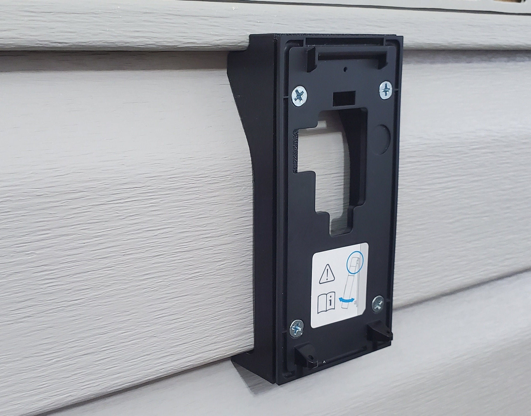 Ring 2nd Gen Dutch Lap 4.5 Siding Mounting Bracket Wedge 3D Printed UV ...