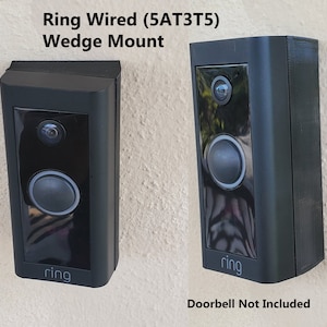 Ring Doorbell Wired 5AT3T5 Wedge Angle Bracket Mount 15 25 35 45 60 75 ...