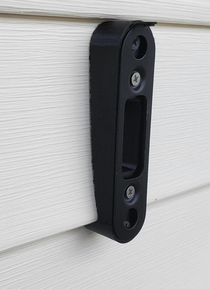 Google Nest Doorbell Wired 3rd Gen - 2K 4" Vinyl Siding Mount Wedge ...
