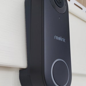 Reolink Doorbell Camera 2K Angle Adjustment Mount Wedge 4" Vinyl Siding ...