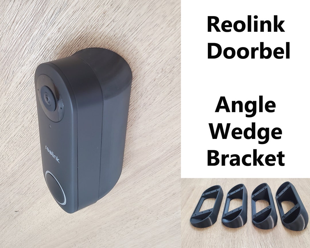 Reolink Doorbell Camera 2K+ 5MP Angle Mount Bracket Holder Wedge 25 35 ...