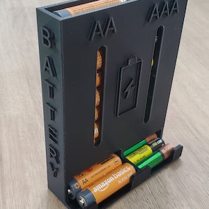 AA-AAA Battery Storage Dispenser Case Holder Box Organizer 3D Printed. Battery NOT Included - Etsy