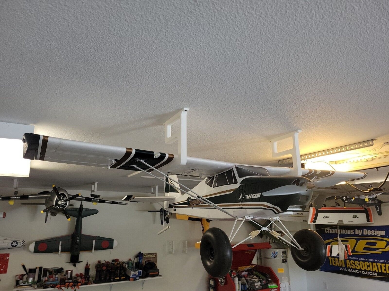 RC Airplane Hanger Ceiling Mount Wall Bracket for Hanging Extra Large ...