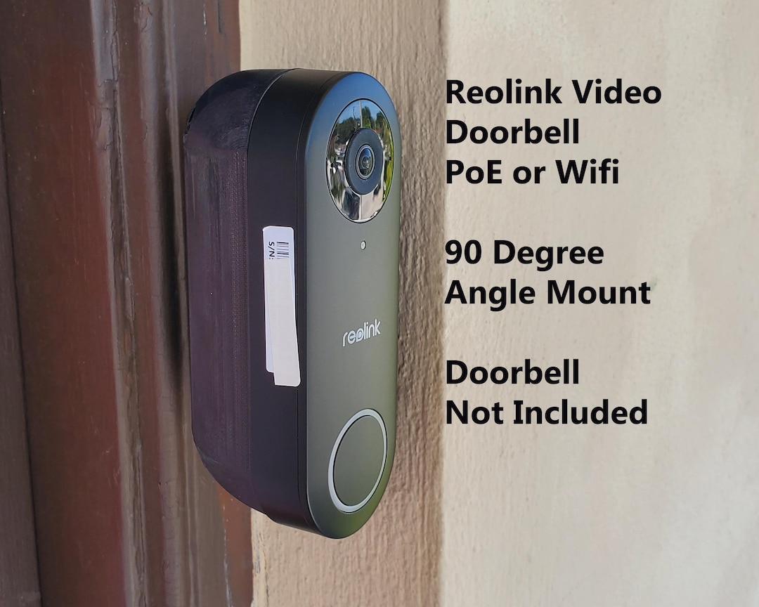 Reolink Doorbell Camera 2K+ 5MP 90 Degree Angle Mount Bracket Holder ...