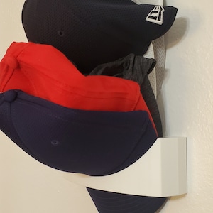 Baseball Cap Organizer Hat Wall Mount Organizer Hat Rack Hat Storage 3D ...