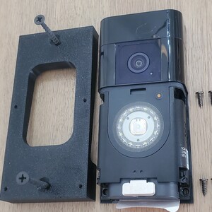 Ring Battery Doorbell Plus Angle Adjustment Mount Wedge 4" Vinyl Siding ...