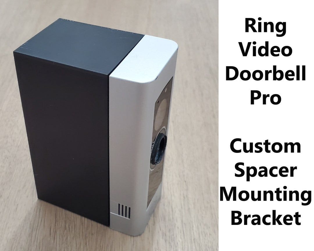 Ring Video Doorbell Pro Custom Expander Spacer Mounting Bracket 0.5"-3.5". 3D Printed. UV ...