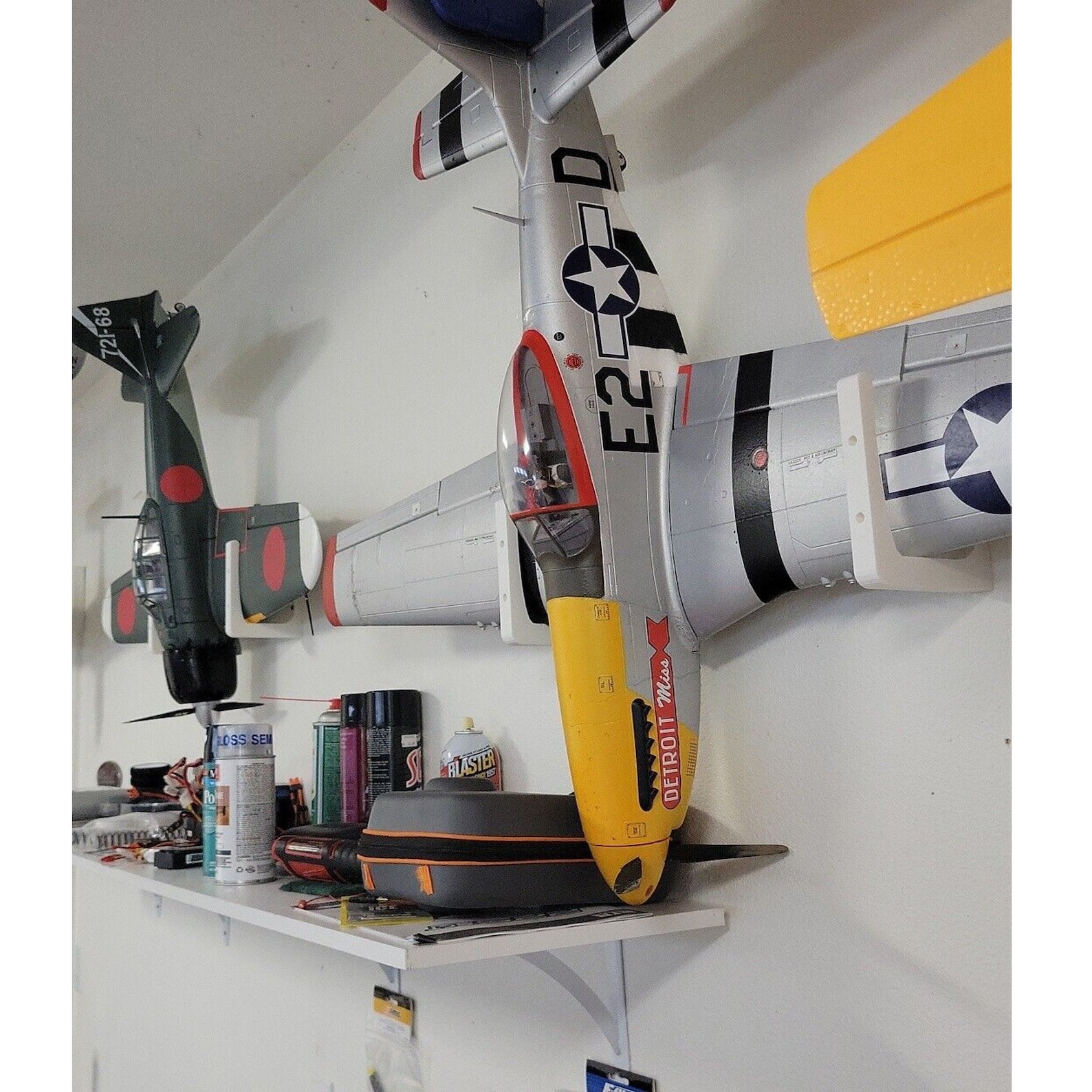 RC Airplane Hanger Ceiling Mount Wall Bracket for Hanging Medium ...