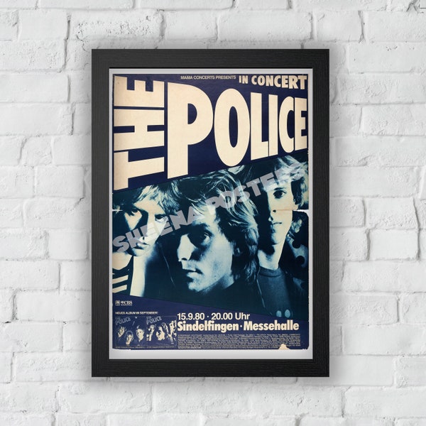 Police Concert Poster - Etsy