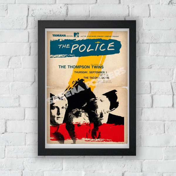Police Concert Poster - Etsy