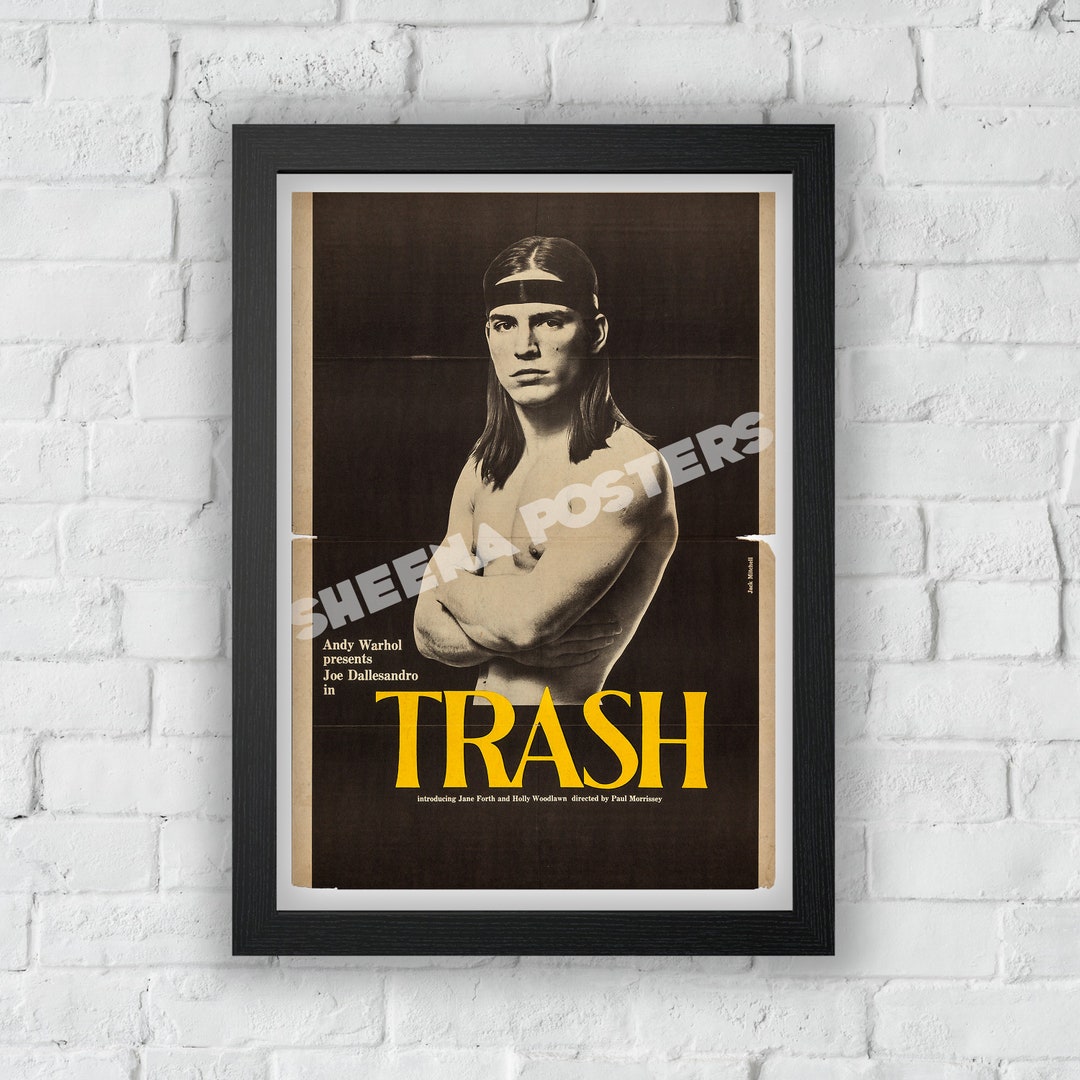 Trash Movie Print Vintage Advert Vintage Style Magazine Retro Print ...