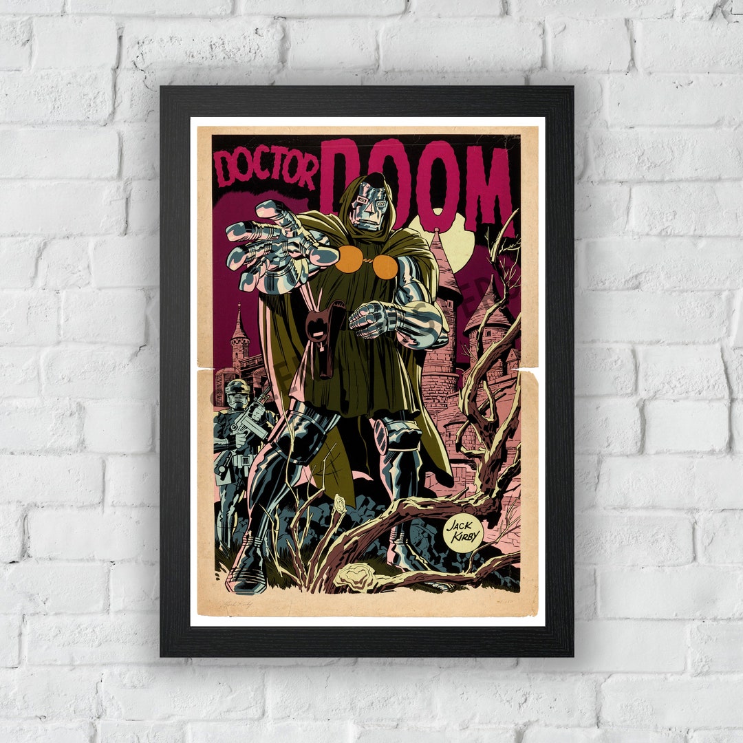 Doctor Doom Print Vintage Advert Vintage Style Magazine Retro Print ...