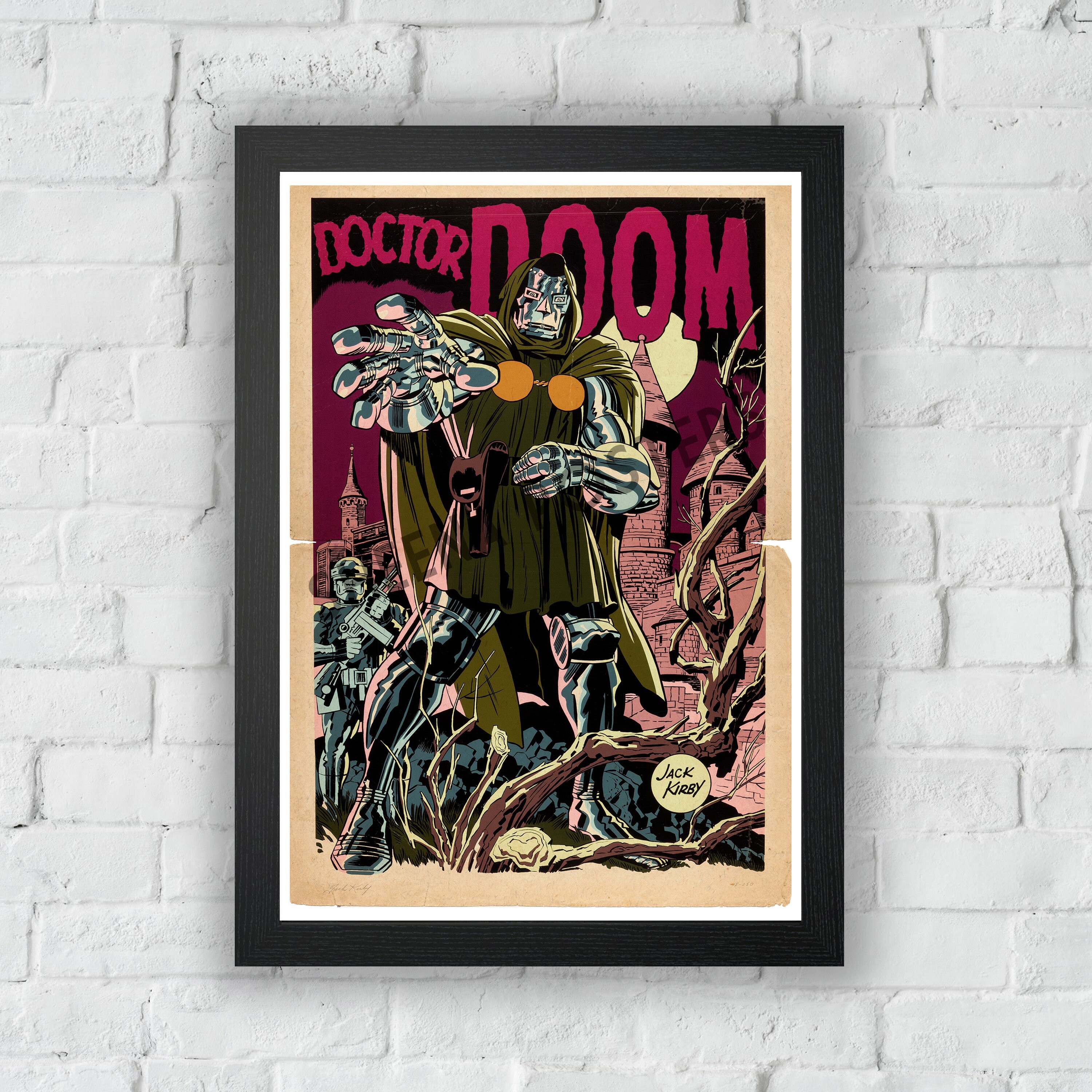 Doctor Doom Print Vintage Advert Vintage Style Magazine Retro Print ...