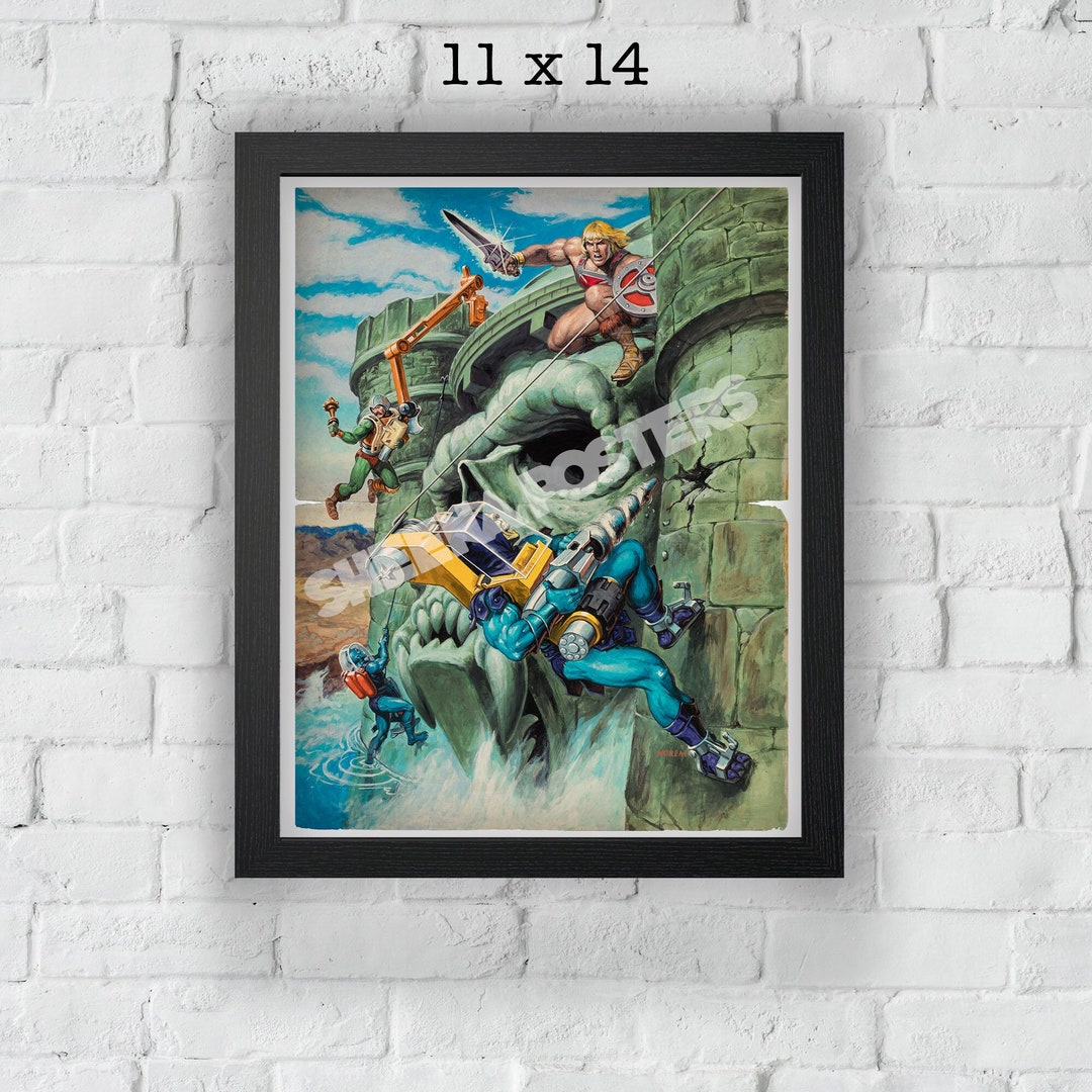 He-man Skeletor Print Vintage Advert Vintage Style Magazine Retro Print ...