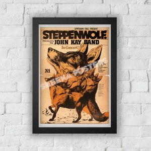 Steppenwolf Print Vintage Advert Vintage Style Magazine Retro Print ...