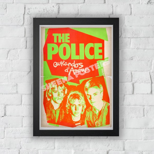 Police Concert Poster - Etsy
