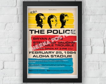 The Police Concert Poster - Etsy