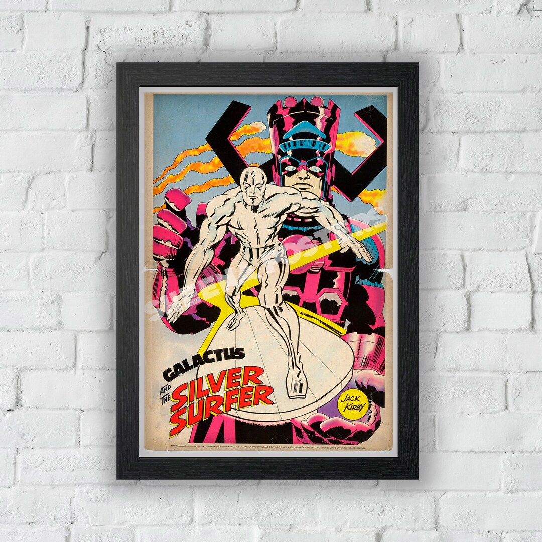 Silver Surfer Print Vintage Advert Vintage Style Magazine Retro Print ...