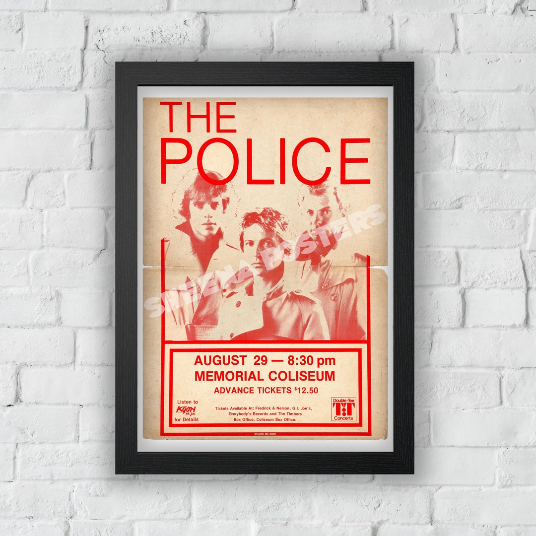 The Polizei Konzert Poster Vintage Werbung Vintage Style Magazin Retro ...