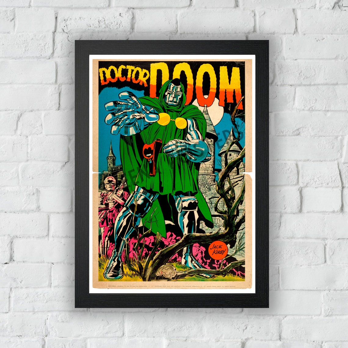 Doctor Doom Print Vintage Advert Vintage Style Magazine Retro Print ...