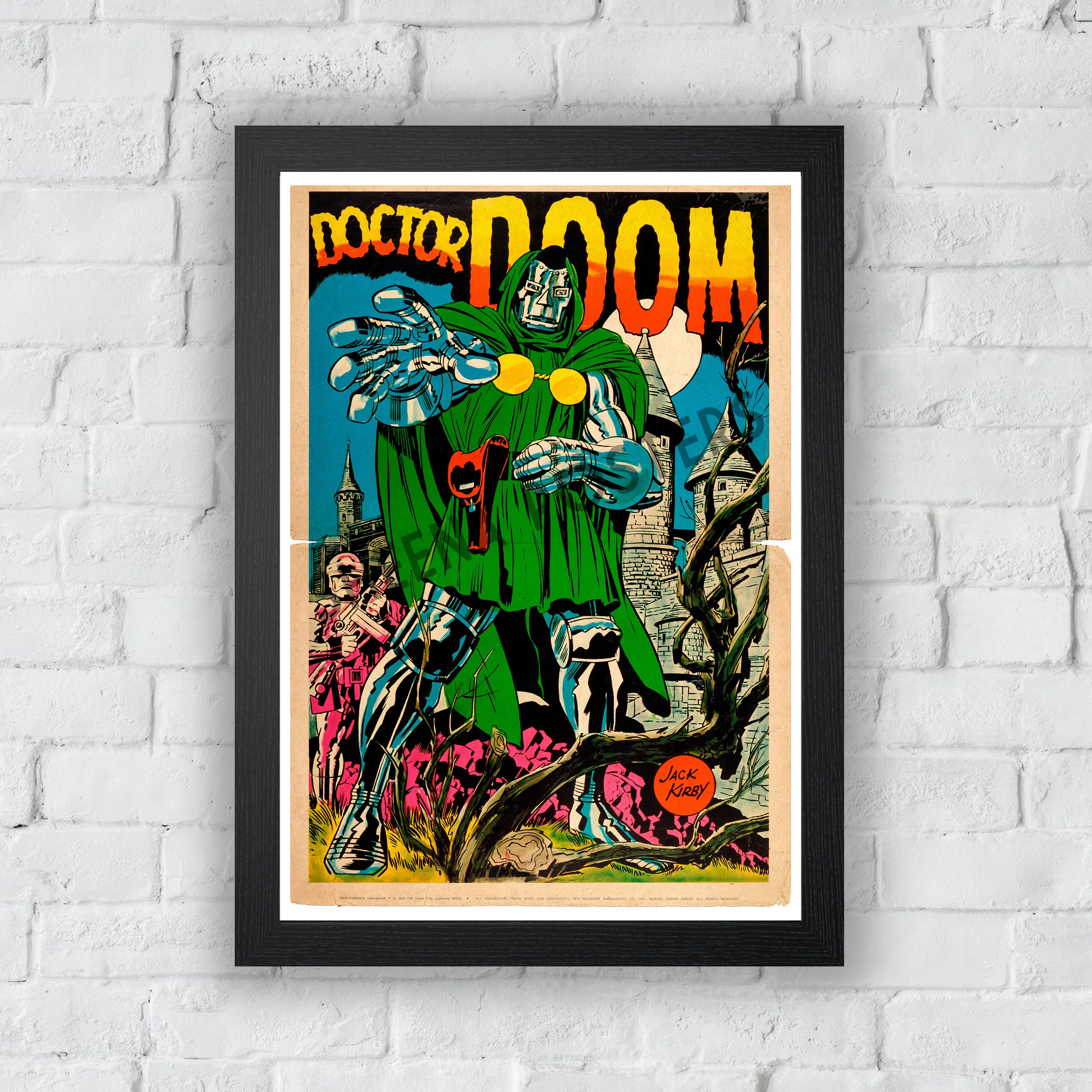 Doctor Doom Print Vintage Advert Vintage Style Magazine Retro Print ...