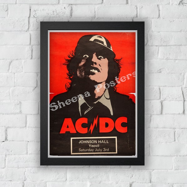 Angus Young Concert Poster - Etsy