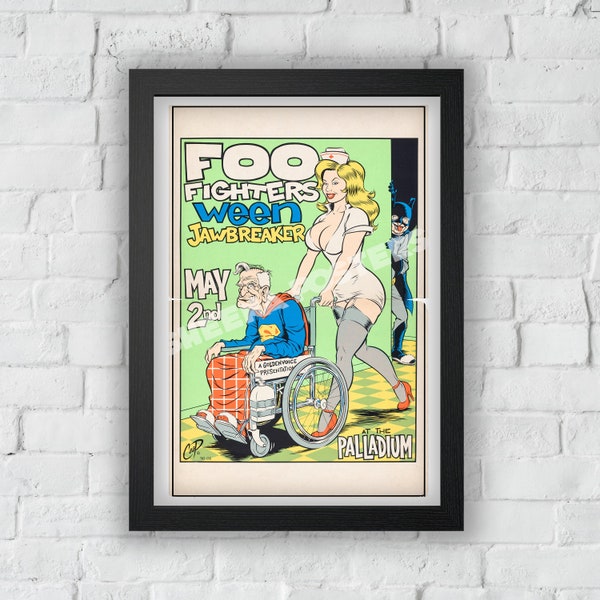Foo Fighters Concert Print - Etsy