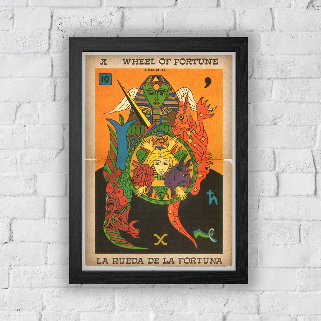 Wheel of Fortune Print Vintage Advert Vintage Style Magazine Retro ...