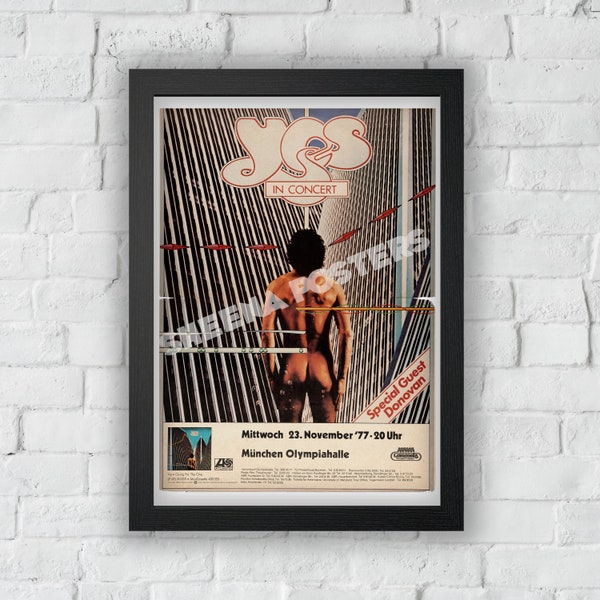 Yes Concert Posters - Etsy