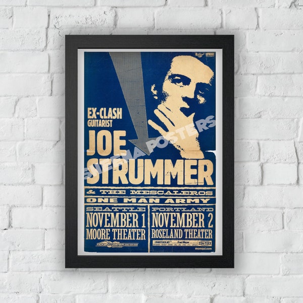 Joe Strummer Poster - Etsy