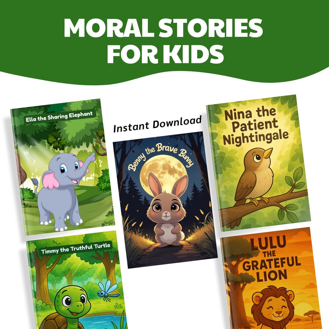 Printable Moral Storybooks for Kids: SEL Activities & Coloring Pages ...
