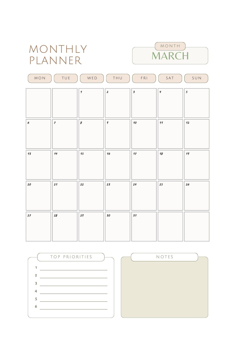 Digital and Printable Ultimate Planner - Etsy