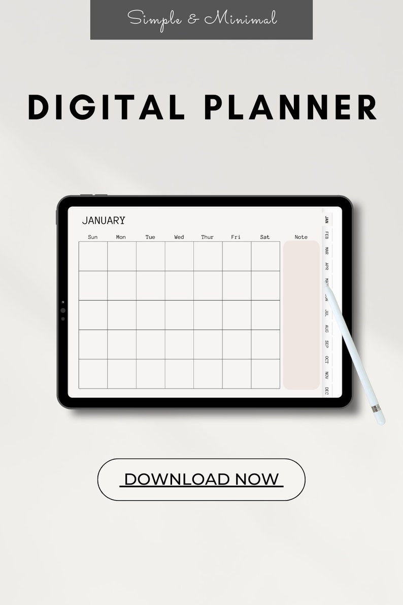 Digital and Printable Ultimate Planner - Etsy
