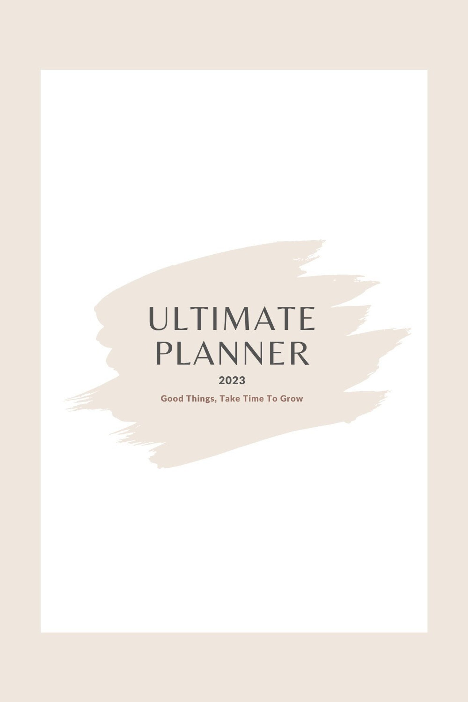 Digital and Printable Ultimate Planner - Etsy