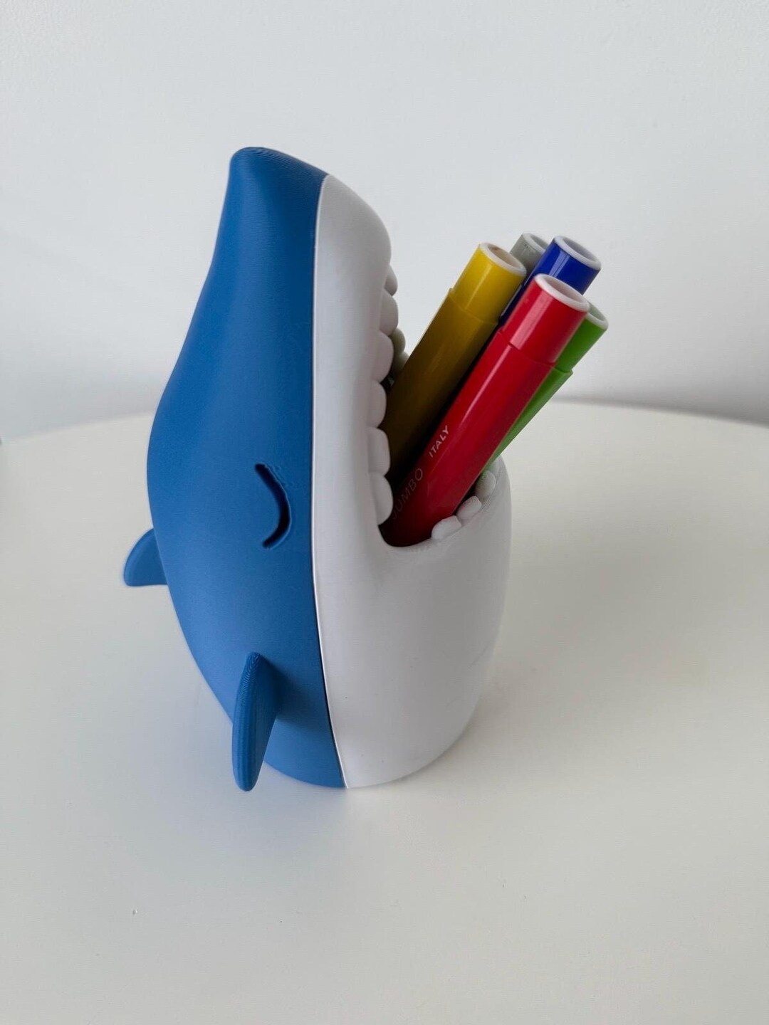 Shark Toothbrush & Pencil Holder for Kids - Fun Bathroom Decor | Unique ...