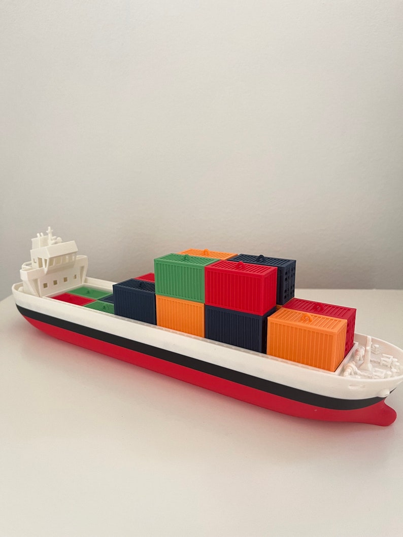 Bathtub Cargo Ship Container for Kid Bath Toy Bathroom Shower - Etsy