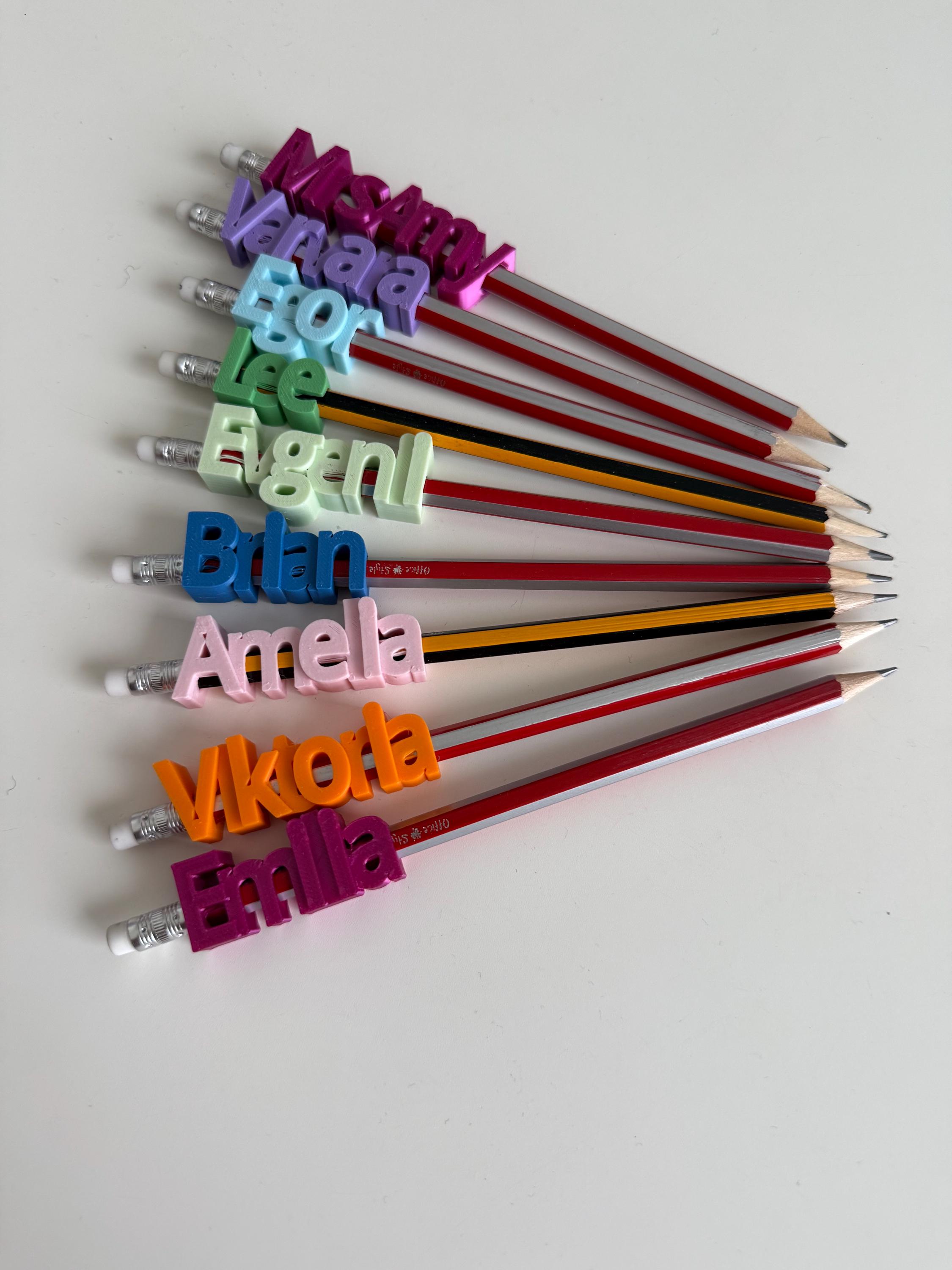 Personalized Pencil Name Tags: Custom School Supply Labels - Etsy