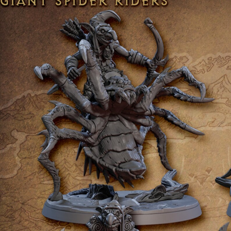 Faldorn Goblin Riders Set A 3D Printed Resin Miniatures Goblins ...