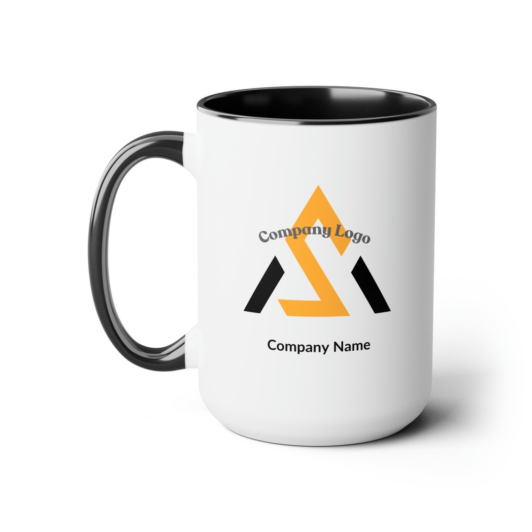 Custom Company Logo Coffee Mug Corporate Mug Company Orientation 15 Oz ...