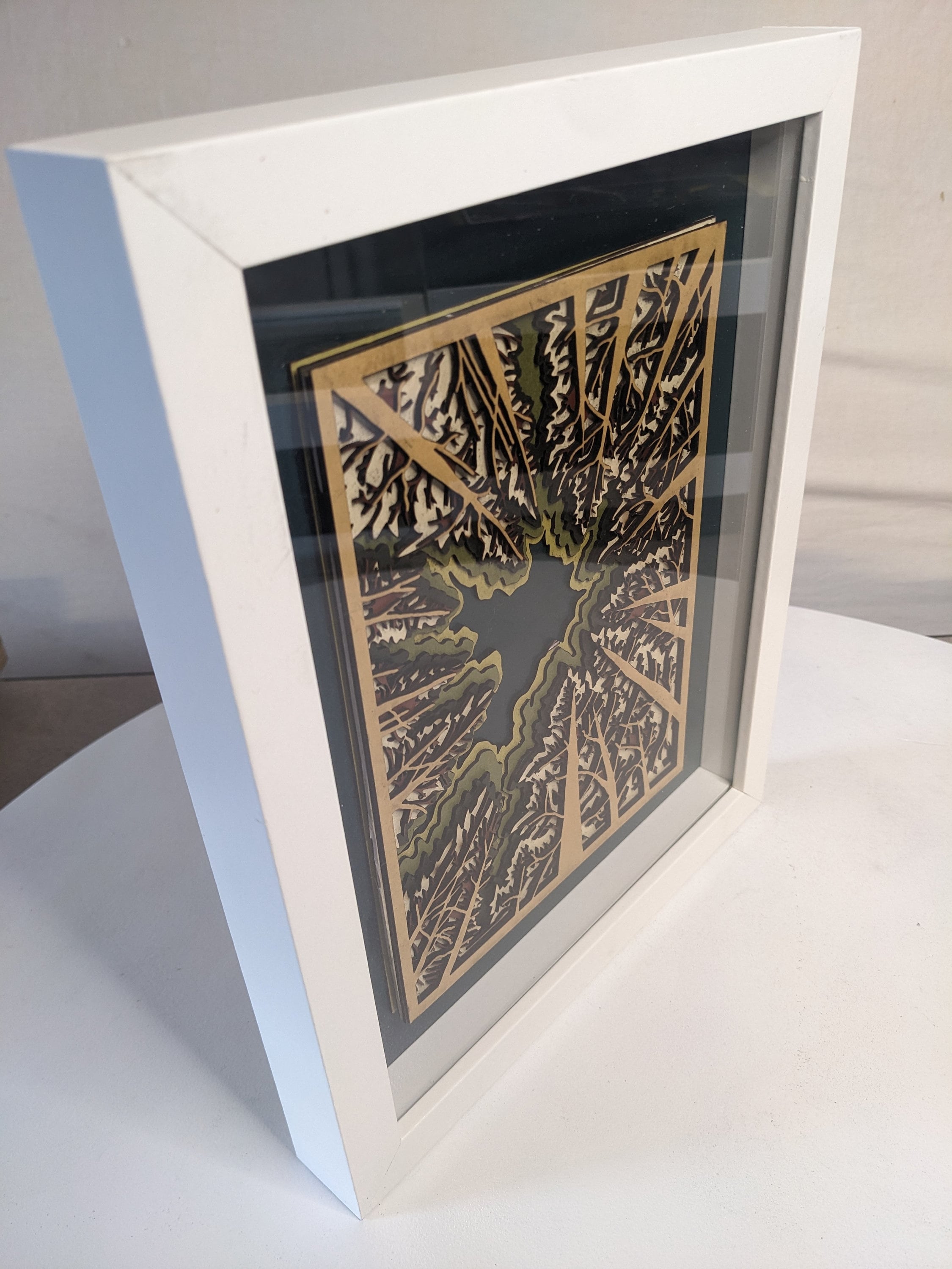 3D Ponderosa Pines Layered Laser Cut - Etsy