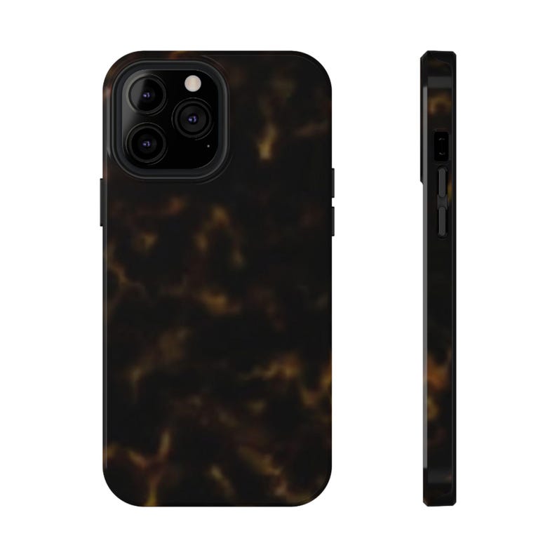 Dark Tortoise Shell Impact-resistant Cases - Etsy