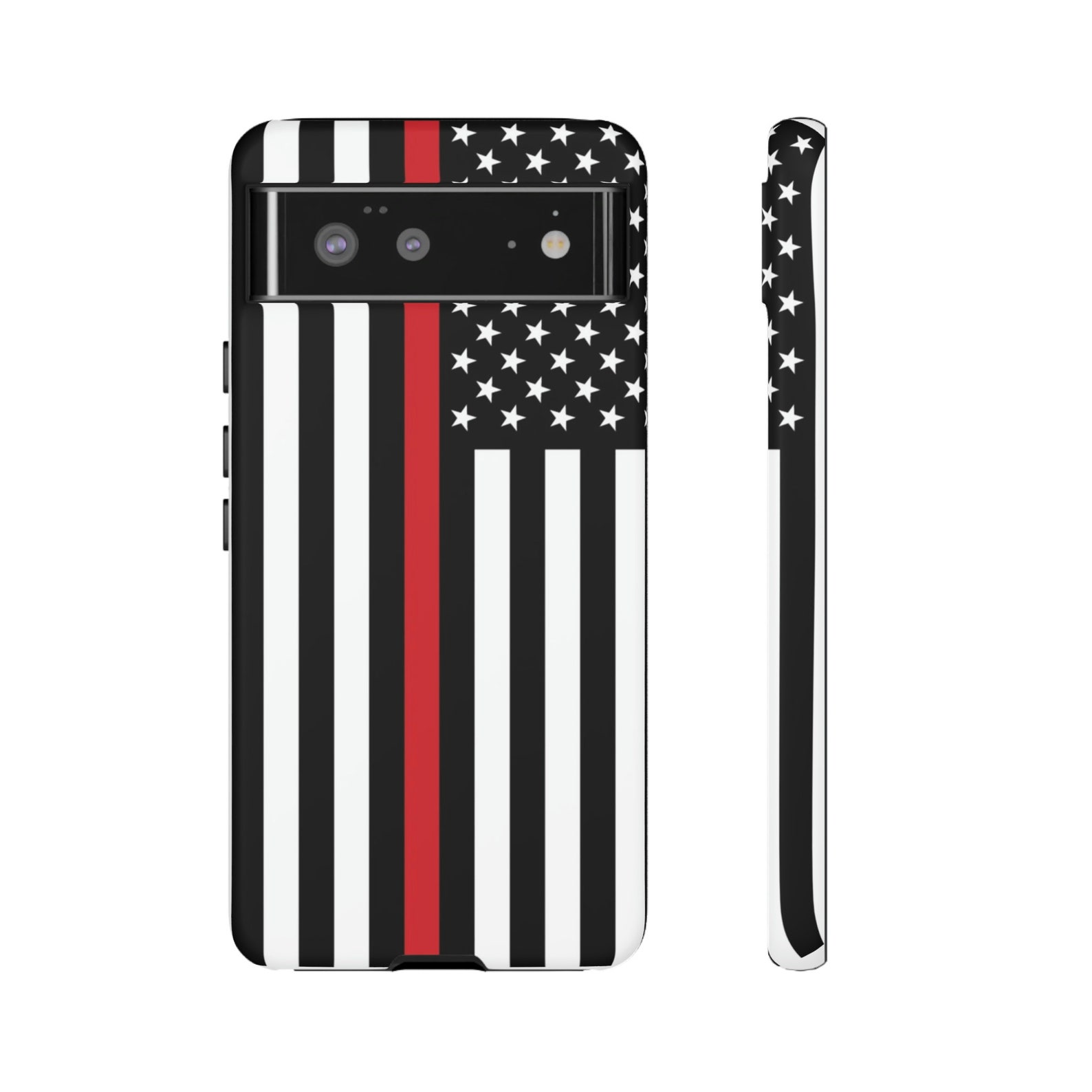 Firefighter Thin Red Line Tough Phone Cases - Etsy