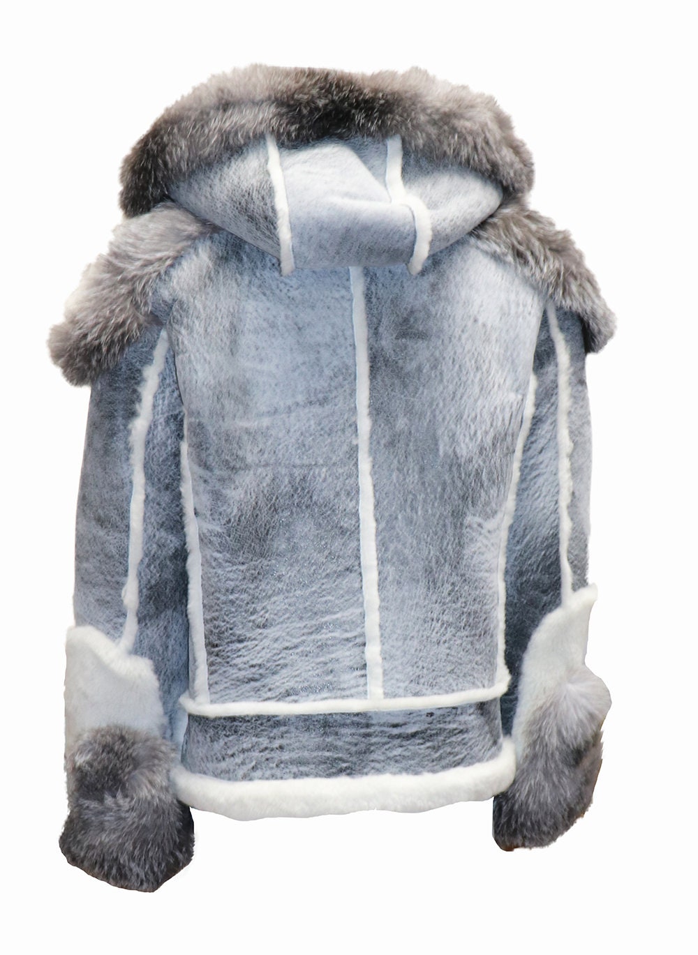 BARYA NEW YORK Men's Moto Sheepskin Shearling Jacket - Etsy