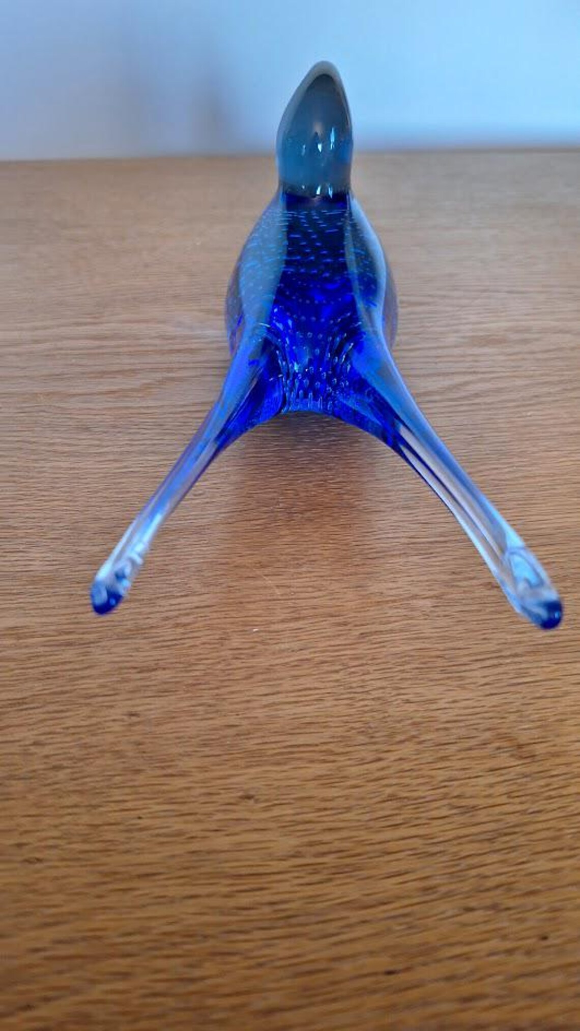 Bergdala Crystal Fork-tailed Swallow Bird Figurine, Vintage Sweden ...