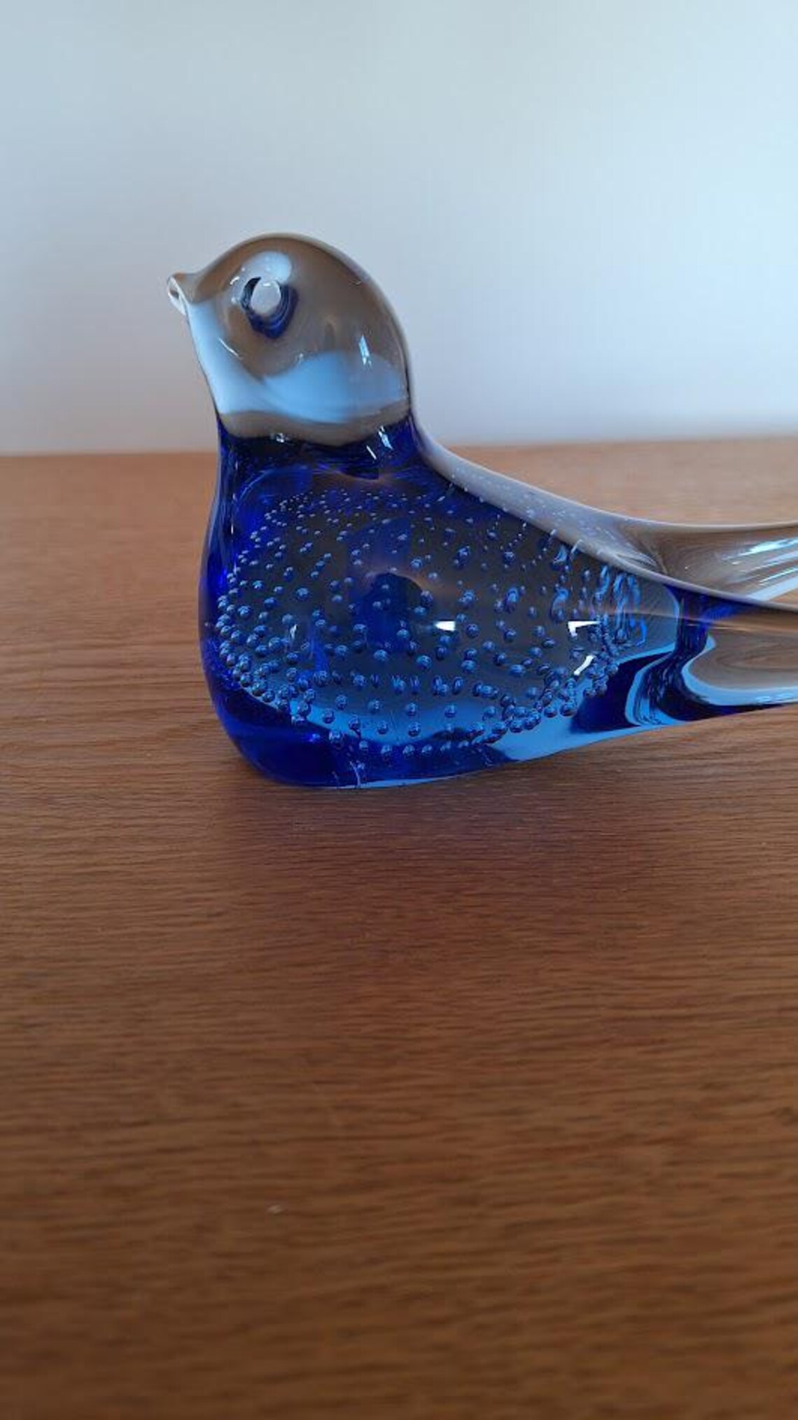 Bergdala Crystal Fork-tailed Swallow Bird Figurine, Vintage Sweden ...